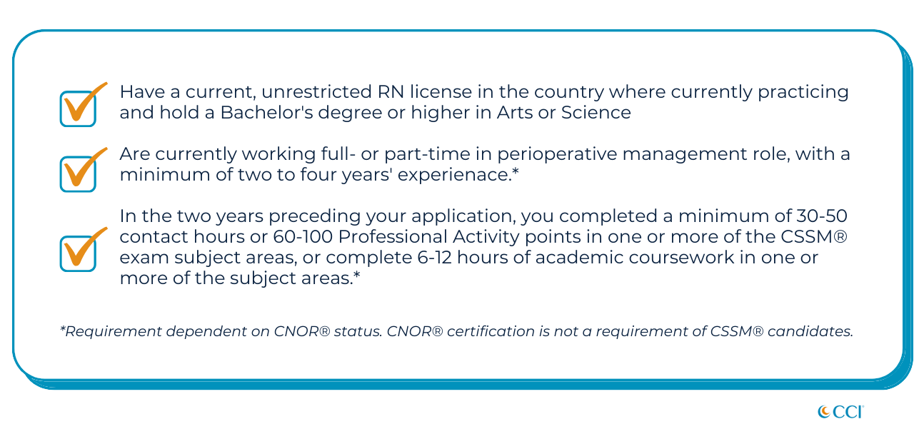 Career Development for the Perioperative Nurse: An Overview of CCI’s Credentials